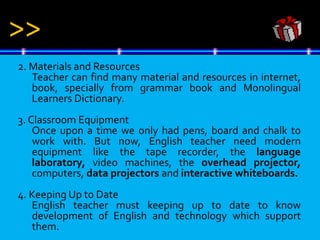 Tefl (english teacher) | PPTX