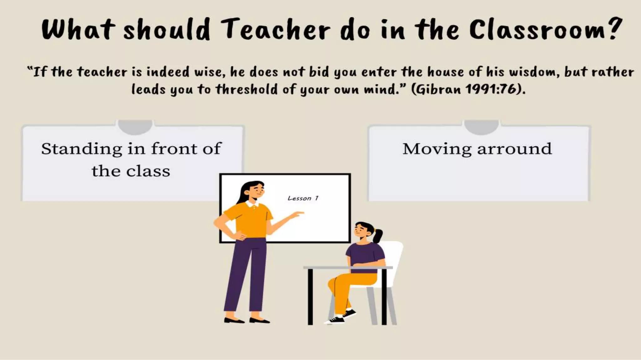 TEFL Group 3 - Describing Teachers (Roles of Teachers, Characteristics ...