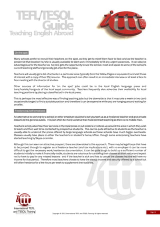 TEFL Guide | by ITTT (Teaching English Abroad) | PDF