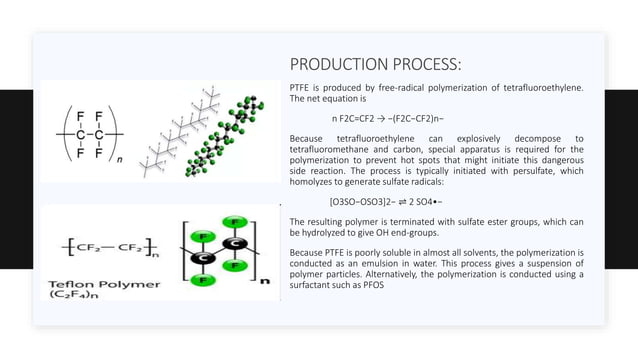 Teflon | PPTX | Chemistry | Science