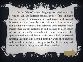 Approaches, Methods and Techniques to Teach Early Childhood | PPTX