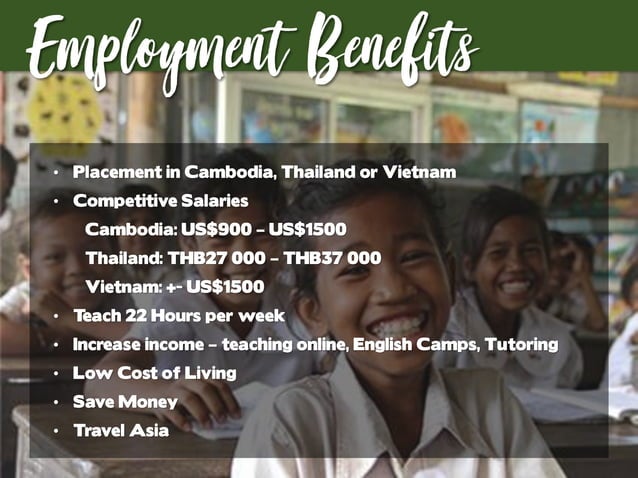 TEFL Southeast Asia Presentation 2020 | PDF