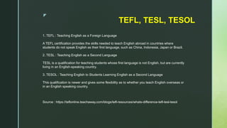 TEFL, TESL, TESOL, and so on Group 5.pptx