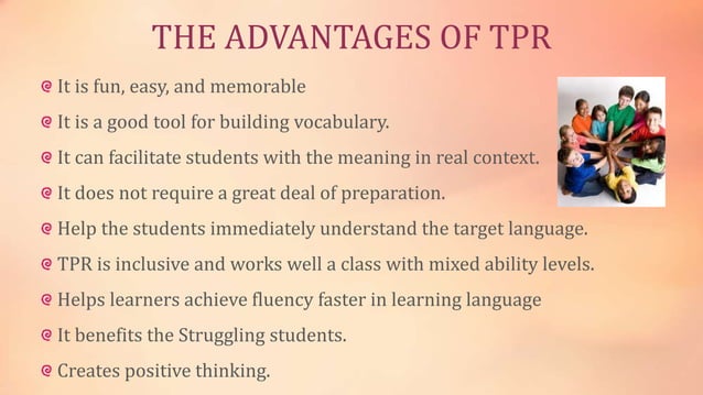 Total Physical Response (TPR Method) | PPTX | Education