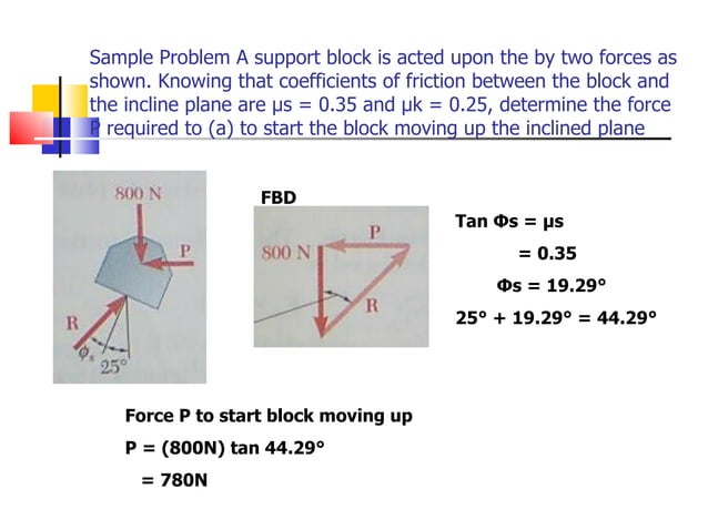 Friction And Wedges | PPT | Physics | Science