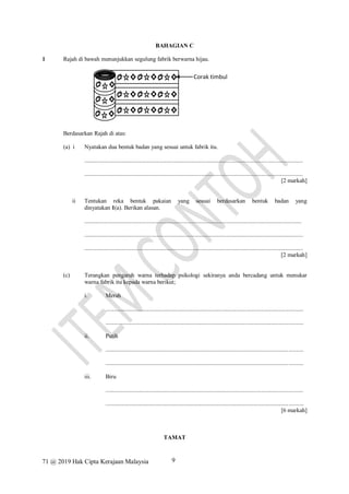 71 Item Contoh RBT PT3 | PDF