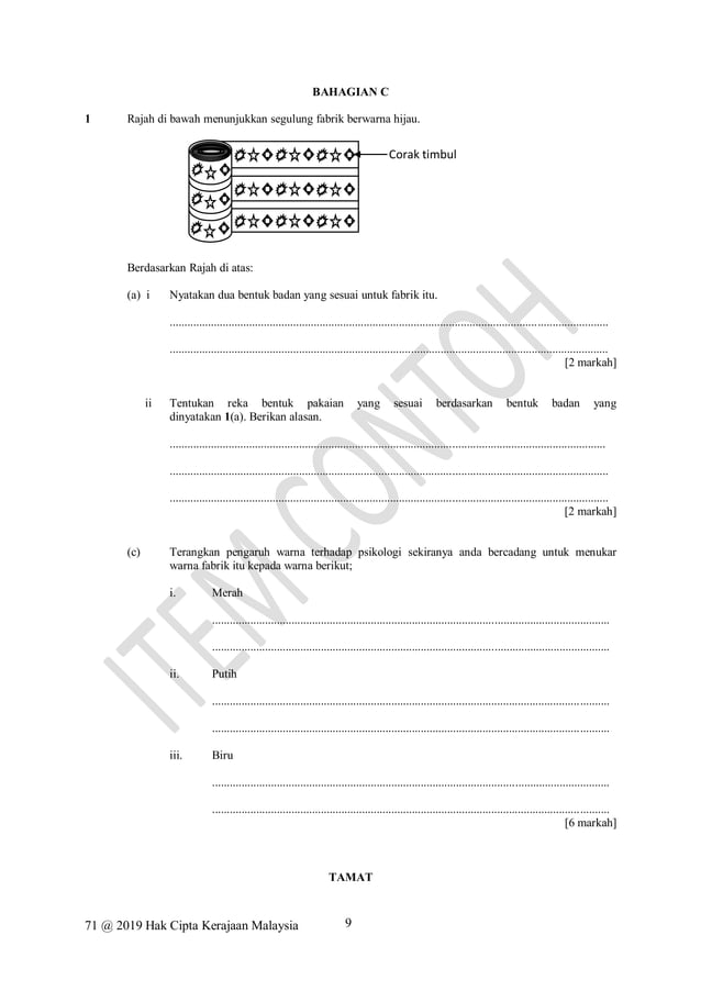 71 Item Contoh RBT PT3 | PDF