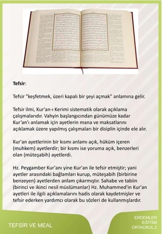 Tefsir ve Meal | PDF