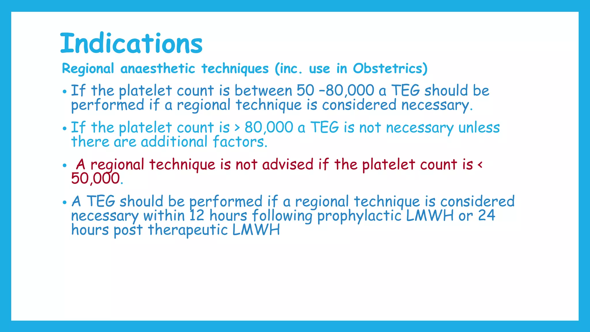 TEG - Thromboelastography | PPTX