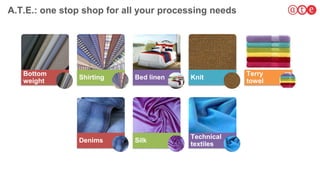 Open width knit processing solutions from A.T.E. | PPT