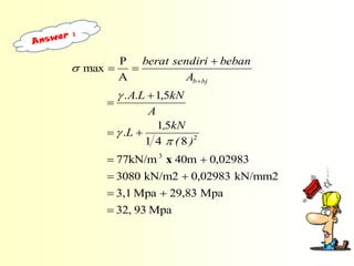tegangan-dan-regangan mekanika bahan teknik sipil | PDF