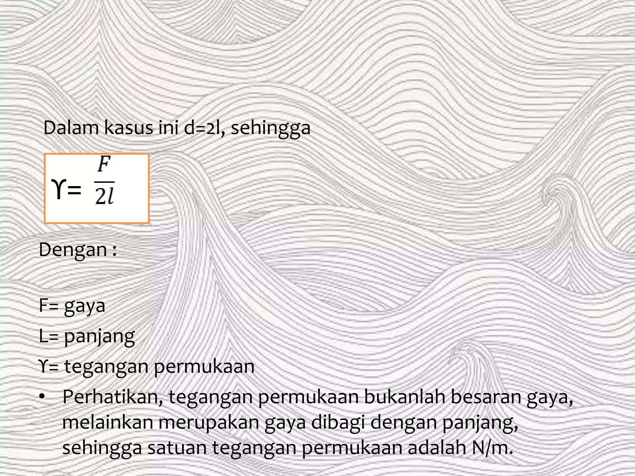 Tegangan permukaan | PPTX