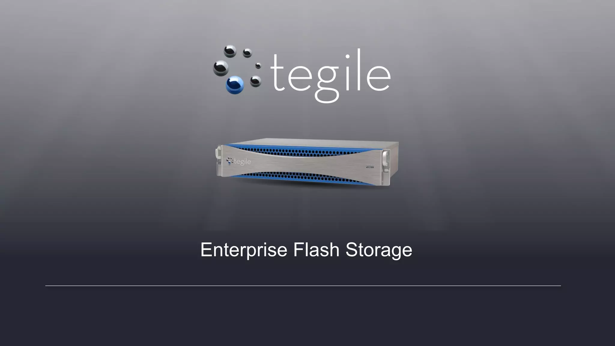 Tegile Systems Flash Storage Introduction | PPTX