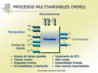 Diseño de un controlador multivariable en ambiente Windows | PPTX
