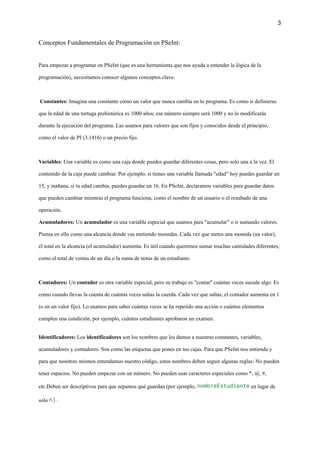 TEGNOLOGÍA 2 PERIODO. Estructuras basicas de programacion | PDF