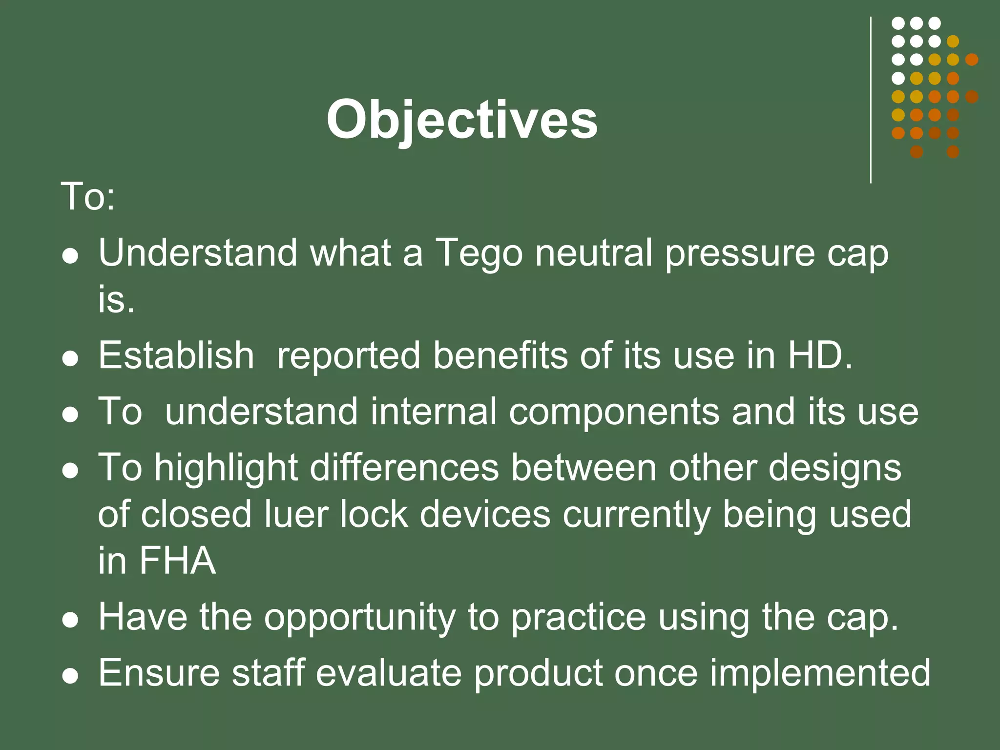 Using the Tego connector in FHA Renal Program | PPTX