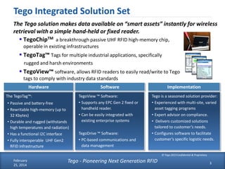 TEGO Offering Smart Asset Solutions | PPTX