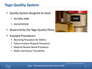 TEGO Offering Smart Asset Solutions | PPTX
