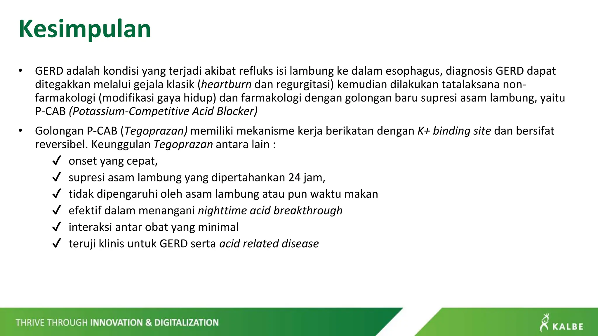 Tegoprazan dalam.... Tatalaksana GERD1234 | PPTX