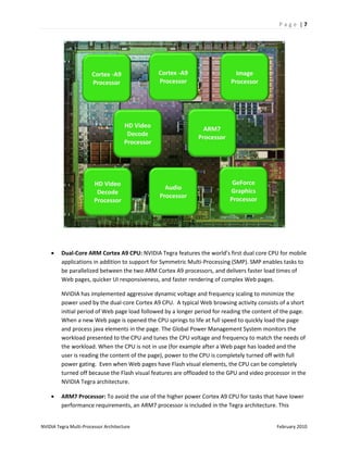 Tegra multiprocessor architecture_white_paper | PDF