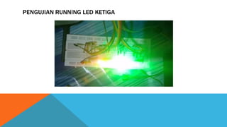 flowchart dan percobaan program led | PPTX