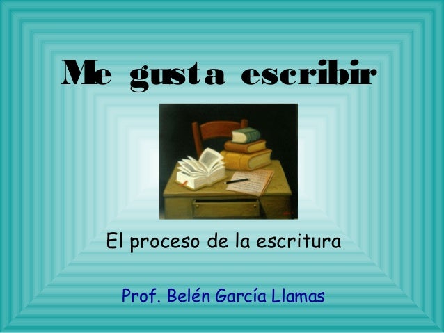 Te gusta escribir y te diviertes haciéndolo