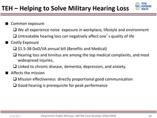 Total Exposure Health - A Bold Approach to Transform the Delivery of ...