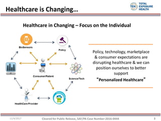 Total Exposure Health - A Bold Approach to Transform the Delivery of ...