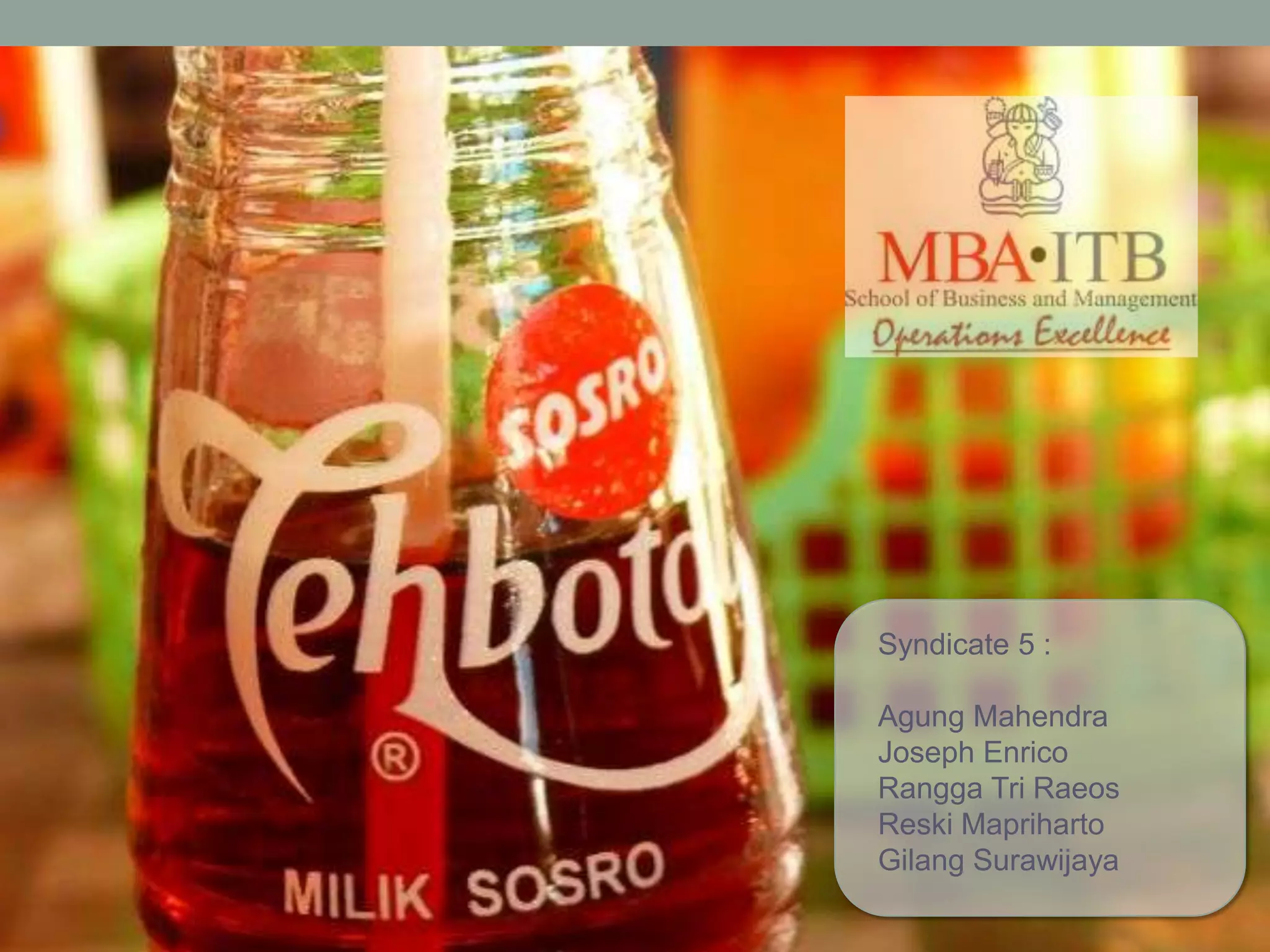 Teh botol Sosro | PPTX