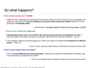 Teh Millennials Part II | PPT