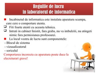 tehnica_securoitatii.pptx in laboratorul de informatica | PPTX