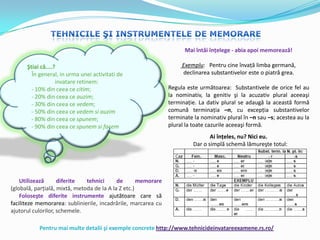 Tehnici de invatare accelerata | PPT