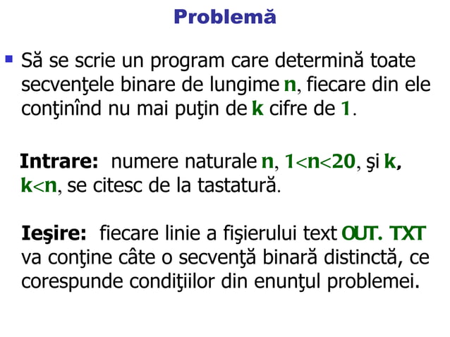 Tehnici de programare triere | PPT