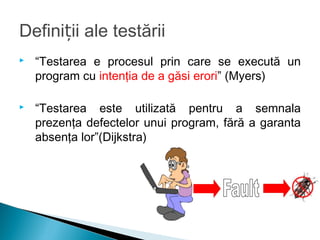 Tehnici de testare | PPT