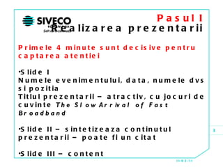 SIVECO Crearea unei prezentari - reguli | PPT