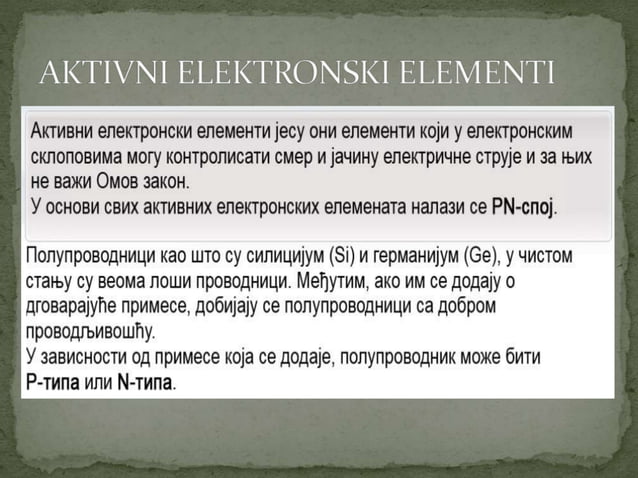 Tehnicko 8 razred 1 | PPT
