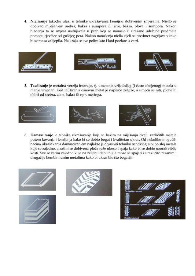 Tehnike izrade i ukrasavanja metal | PDF