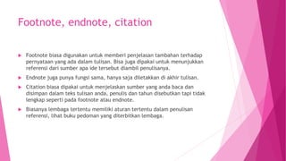 Tehnik penulisan skripsi | PPTX