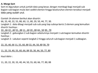 Tehnik sort lanjutan | PPTX