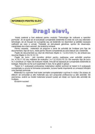 Tehnologia de cultivare a speciilor pomicole | DOCX