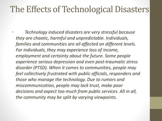 Tehnological disasters | PPT