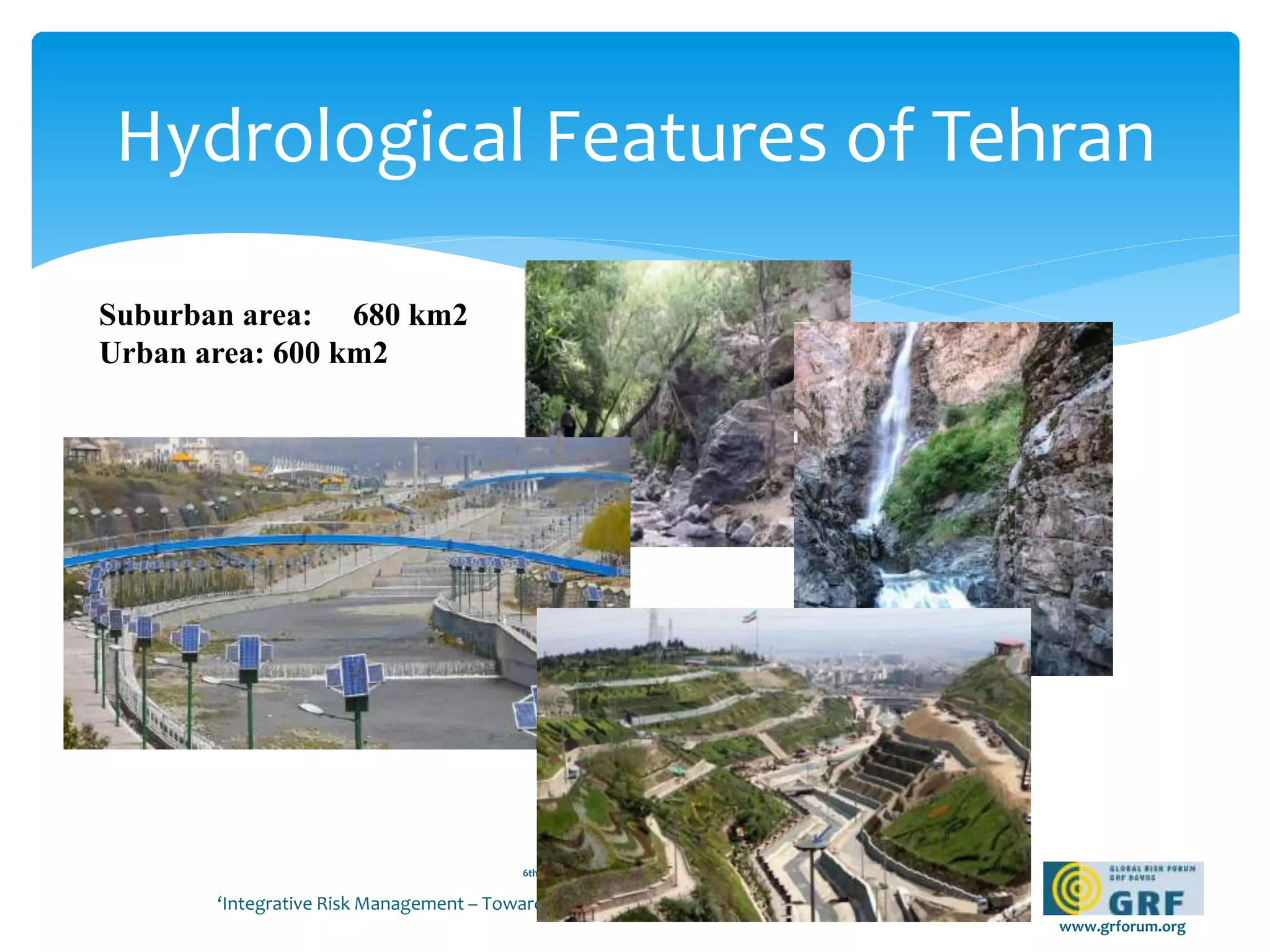 Tehran Flood Risk Reduction Master Plan, Maryamsadat SHARIFVAGHEEI | PPT
