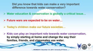 THE SOCIAL “WATERobot”: AN EXCITING EDUCATIONAL TOOL FOR TEACHING ...