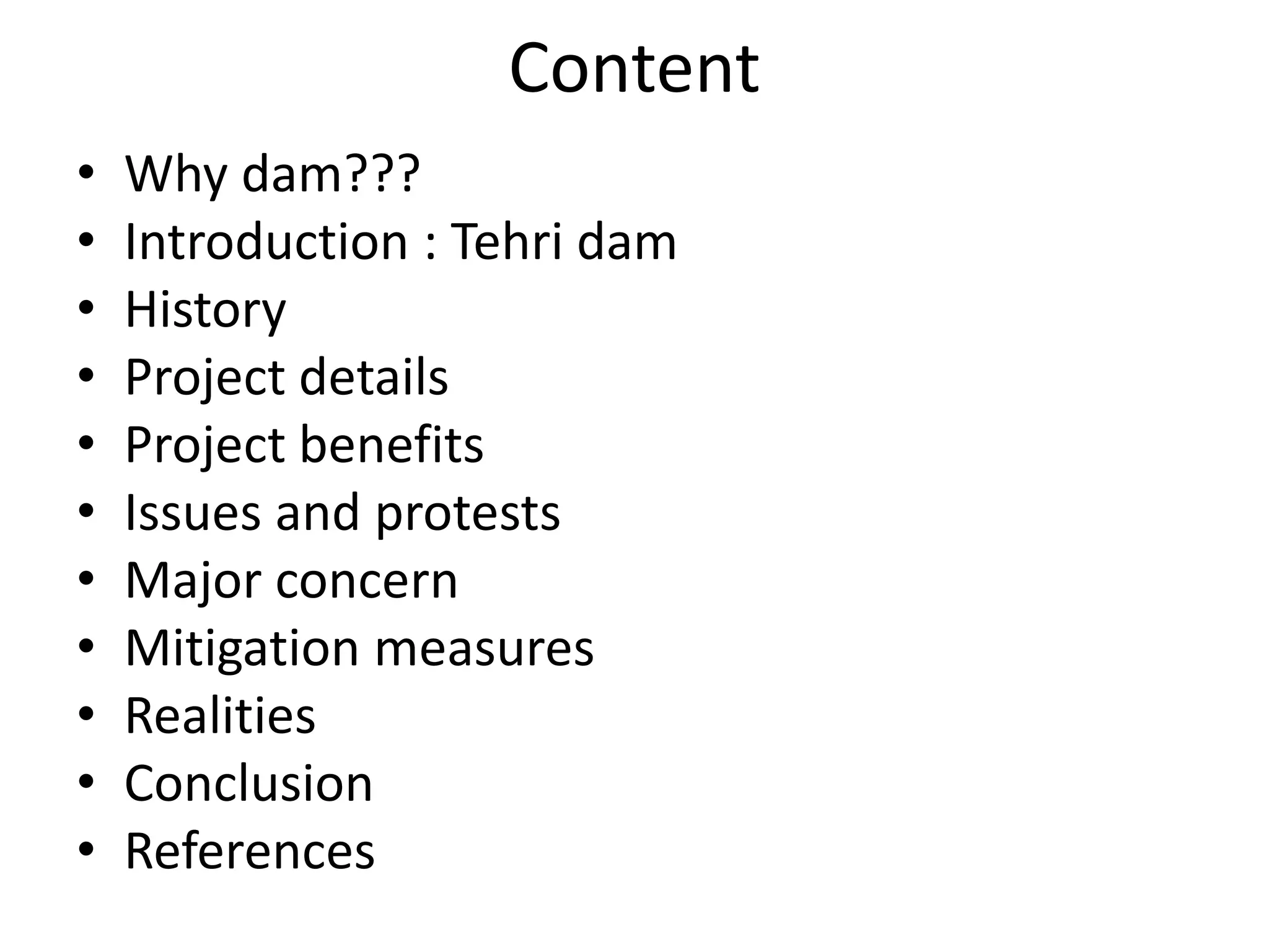 Tehri dam ppt | PPTX