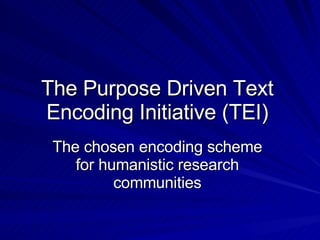 Tei Presentation Shelby Blue Version | PPT