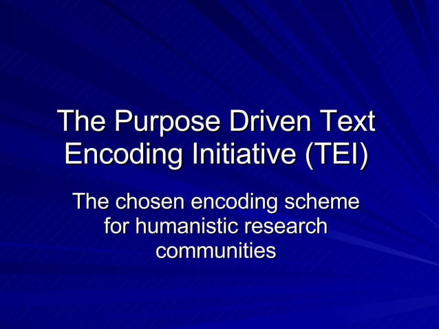 Tei Presentation Shelby Blue Version | PPT