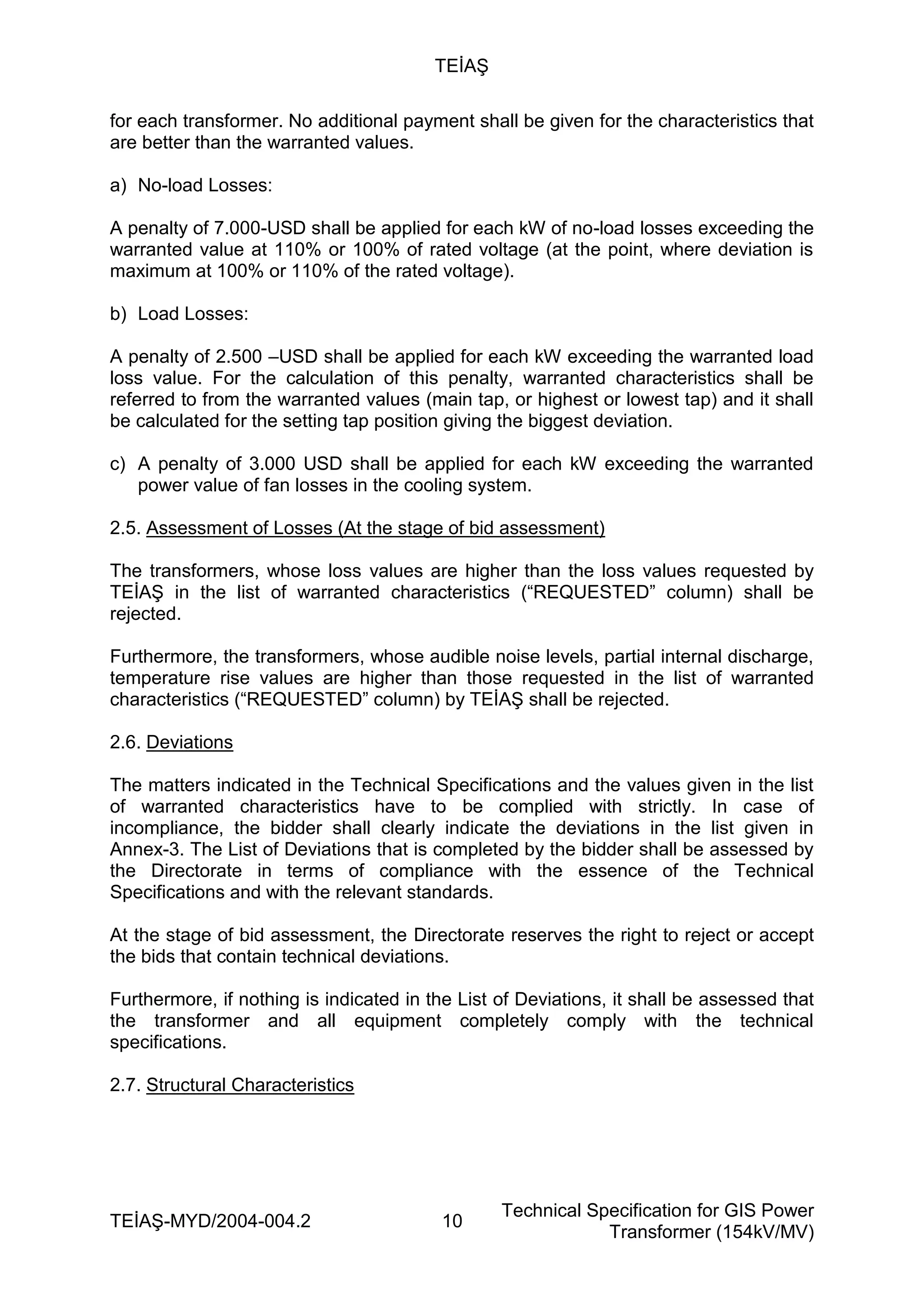 TEİAŞ-MYD-2004-004.2 Technical Specification for GIS Power Transformer (154 kV MV) (PDF).pdf