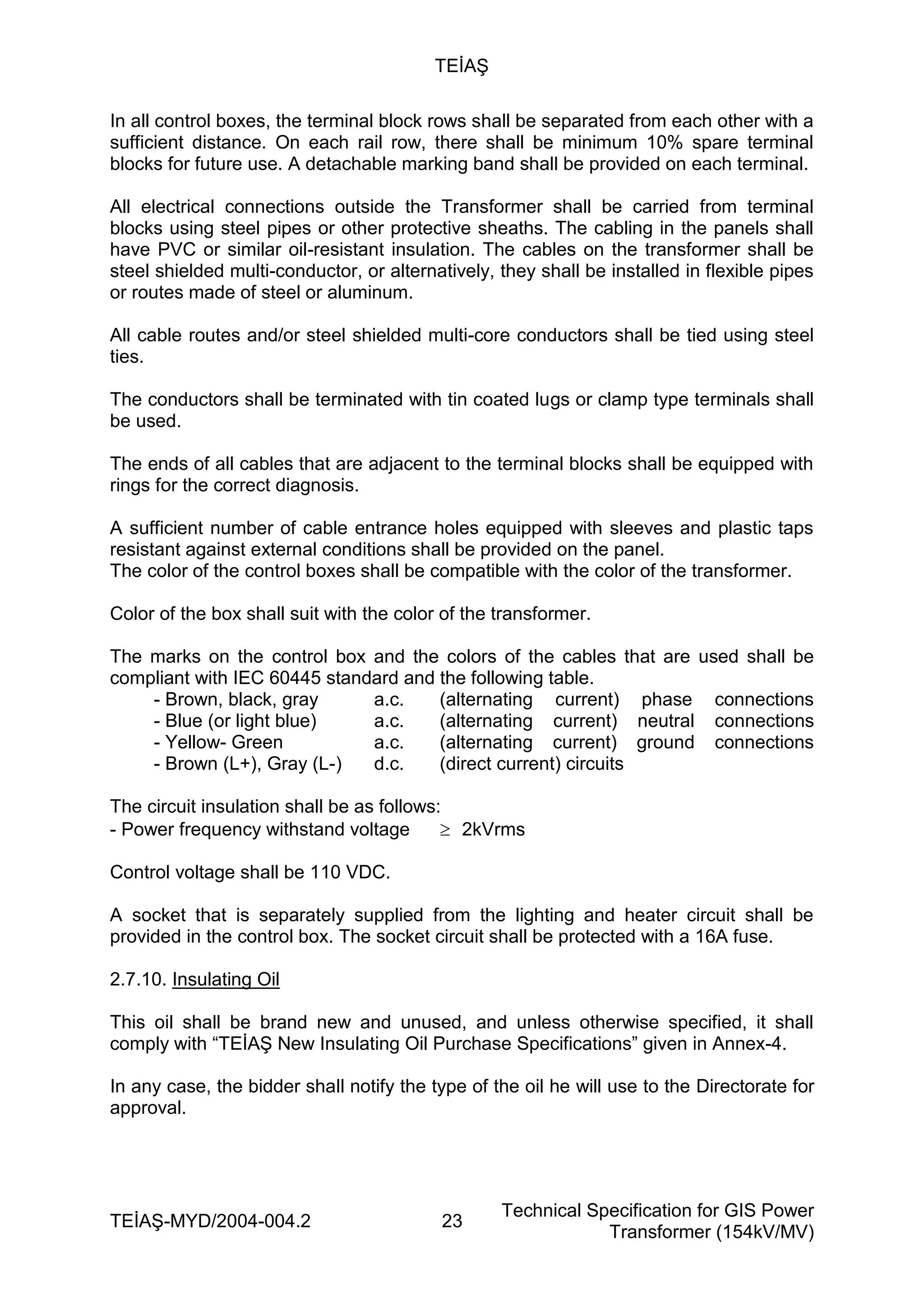 TEİAŞ-MYD-2004-004.2 Technical Specification for GIS Power Transformer (154 kV MV) (PDF).pdf