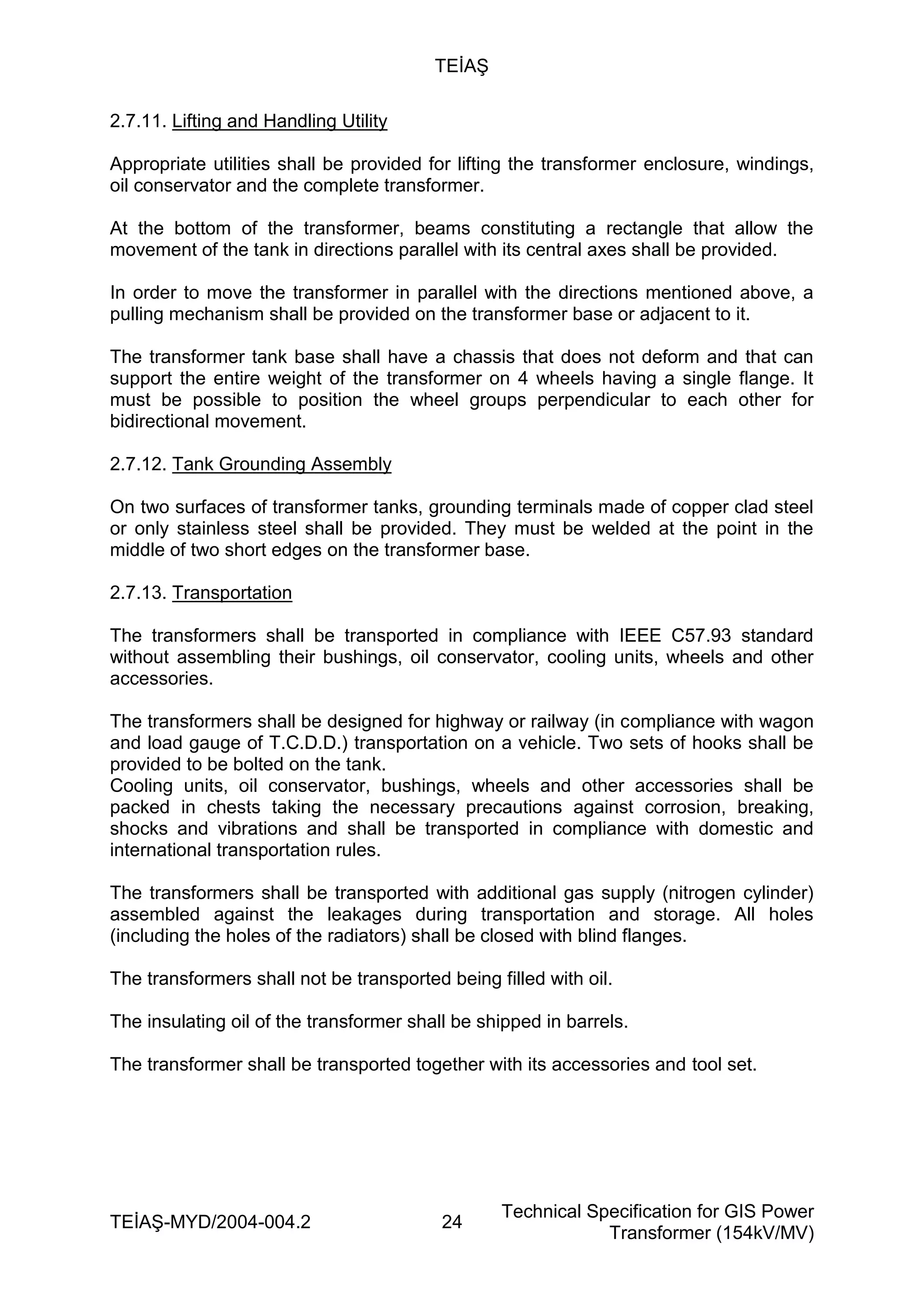 TEİAŞ-MYD-2004-004.2 Technical Specification for GIS Power Transformer (154 kV MV) (PDF).pdf
