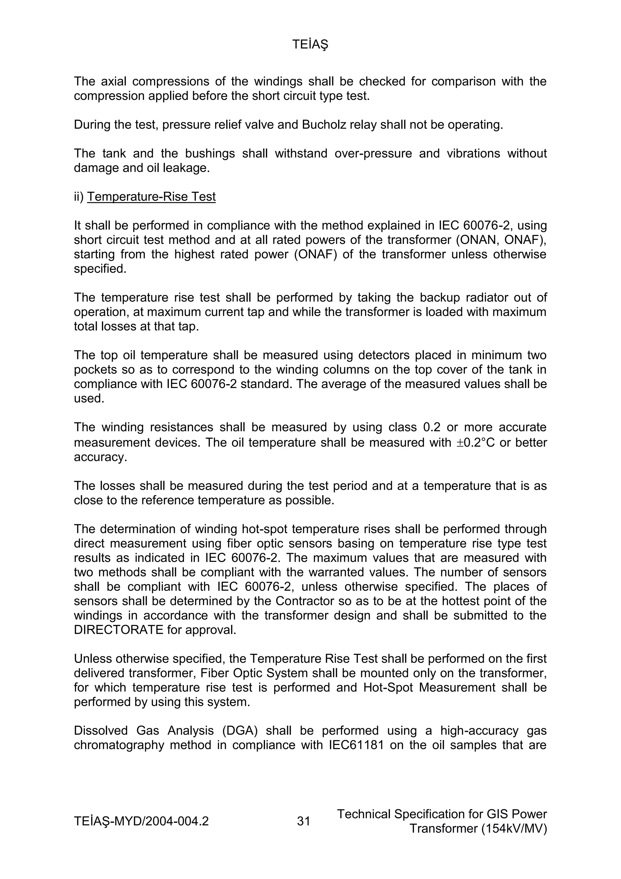 TEİAŞ-MYD-2004-004.2 Technical Specification for GIS Power Transformer (154 kV MV) (PDF).pdf
